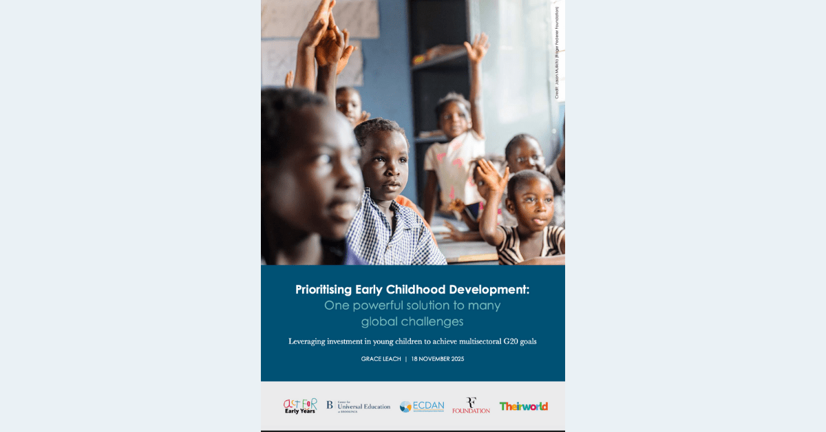 Prioritising Early Childhood Development: One Powerful Solution to Many ...